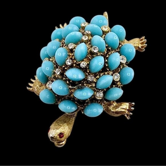 HAR | Jewelry | Vintage Signed Har Super Cute Turtle Brooch A897 | Poshmark